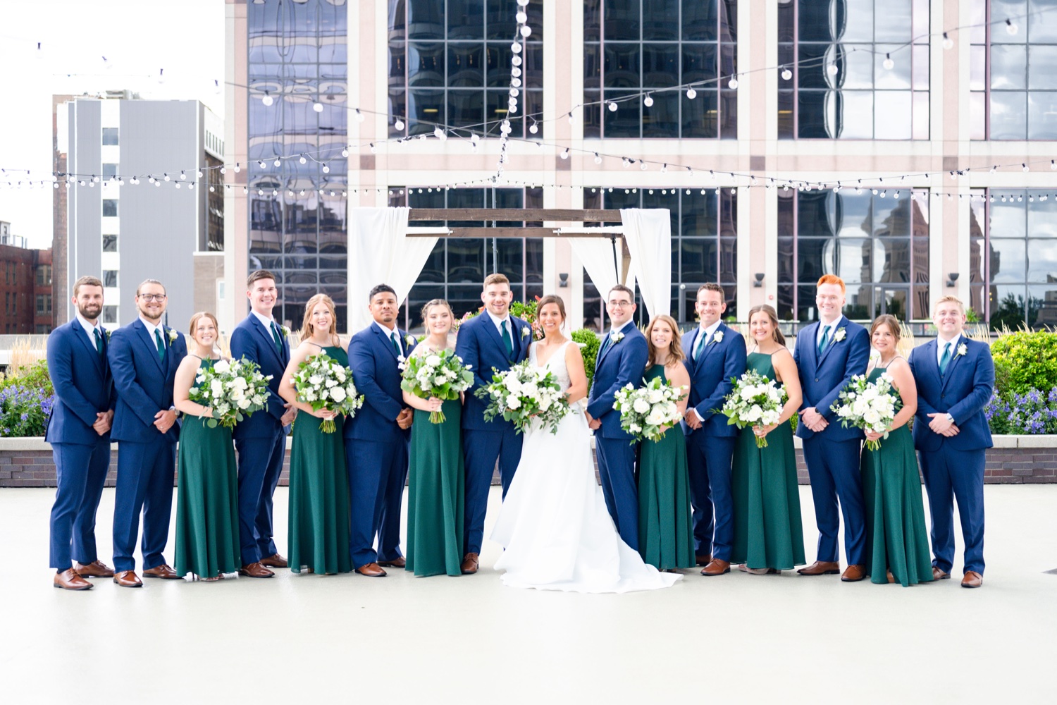 Regions Tower Wedding Downtown Indianapolis - mariamckenziephotography.com