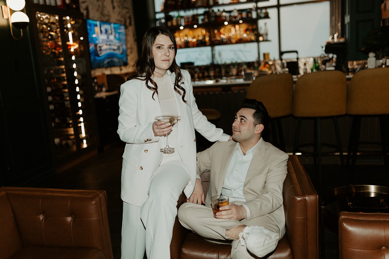 Cigar Lounge Engagement Session | Winnipeg Wedding Photographer ...