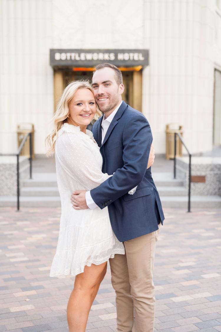 A Bottleworks Hotel Engagement Session - mariamckenziephotography.com