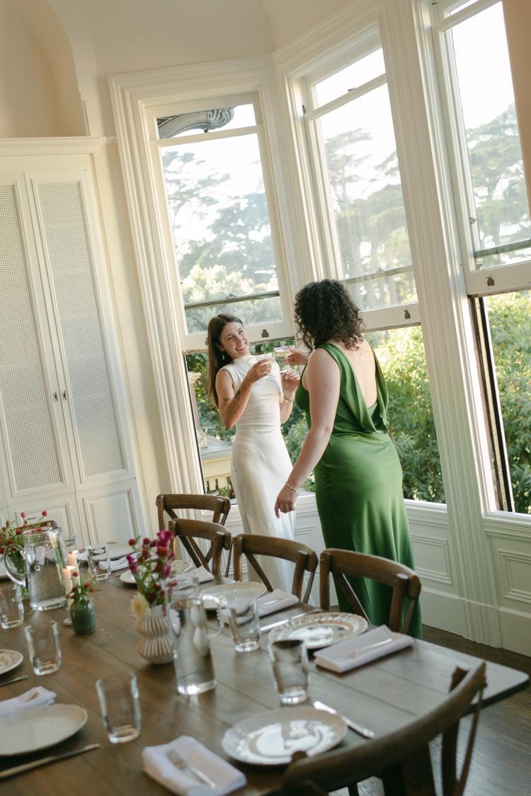 Intimate San Francisco Dinner Party Wedding on Film - www ...