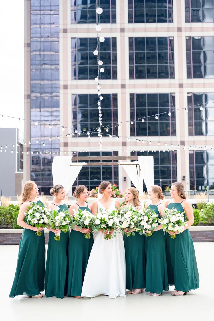 Regions Tower Wedding Downtown Indianapolis - mariamckenziephotography.com