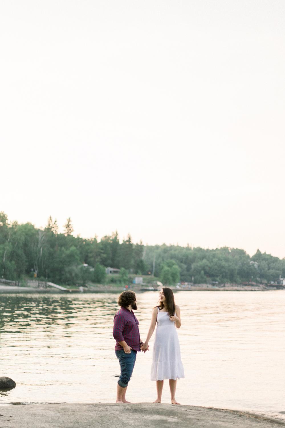 Nutimik Lake Engagement Session | Manitoba Wedding Photographer ...