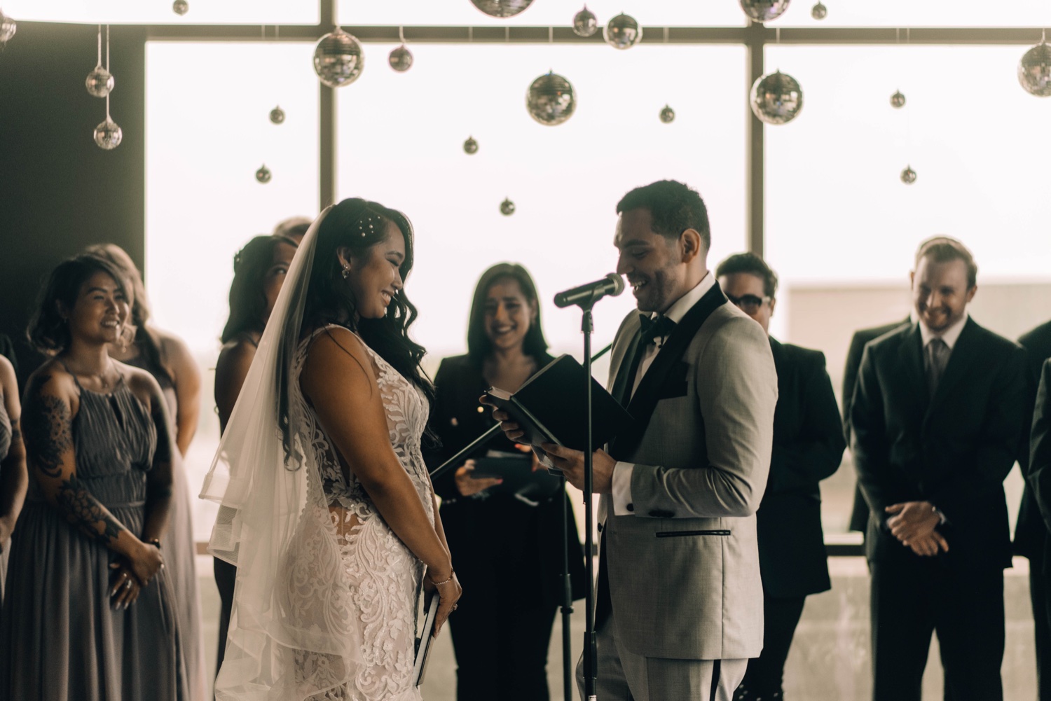 disco lady gaga inspired funky wedding — kim + urie ...