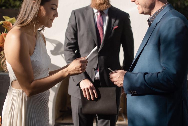 Sarah & Mike | Backyard Wedding in Travis Heights | Austin, TX - LeeAnn ...