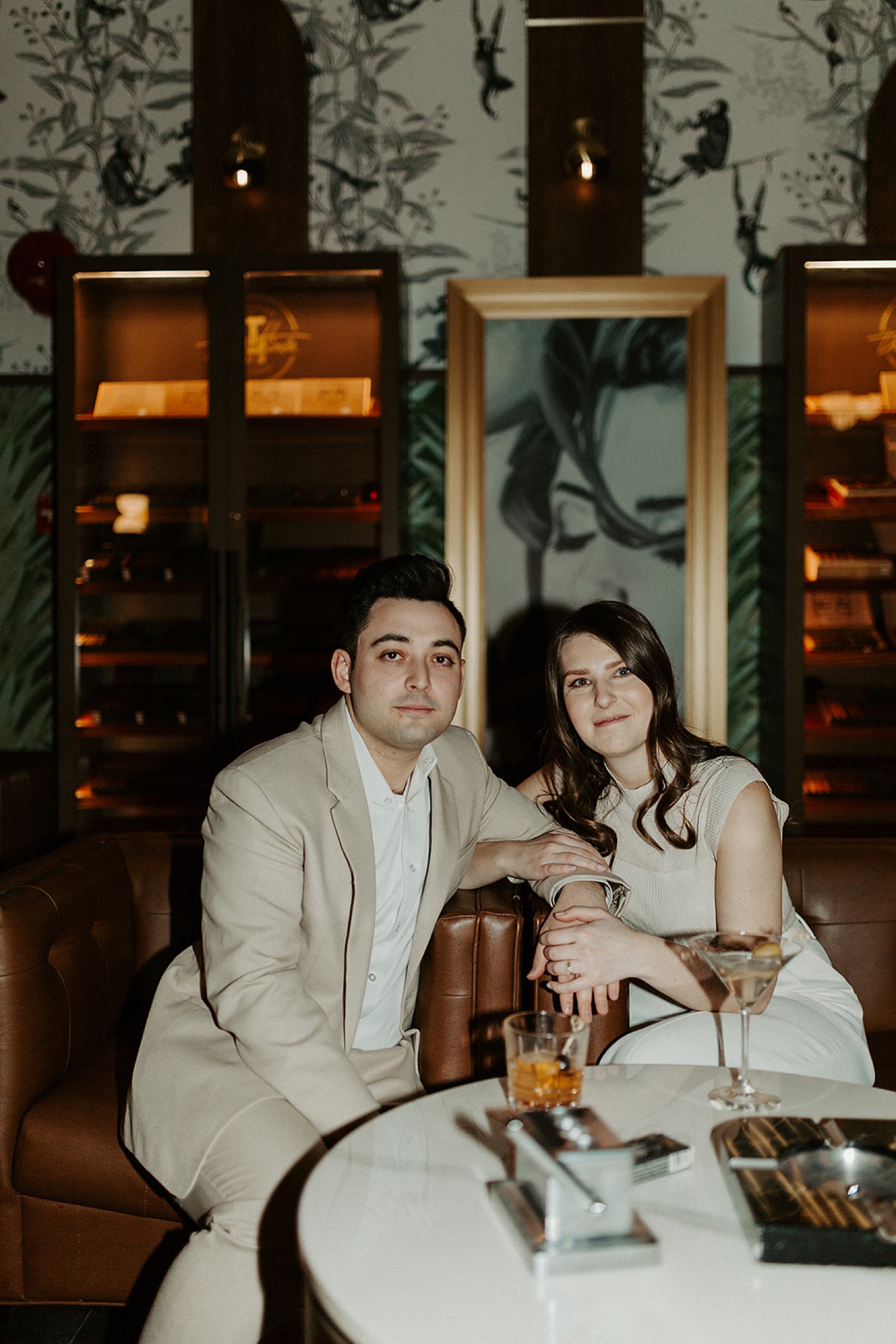Cigar Lounge Engagement Session | Winnipeg Wedding Photographer ...