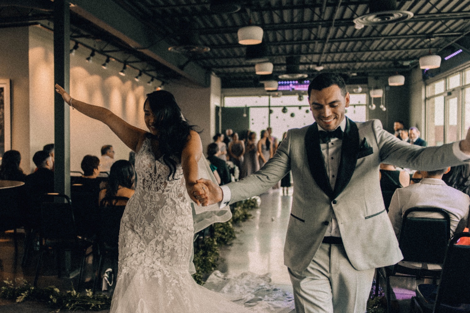 disco lady gaga inspired funky wedding — kim + urie ...