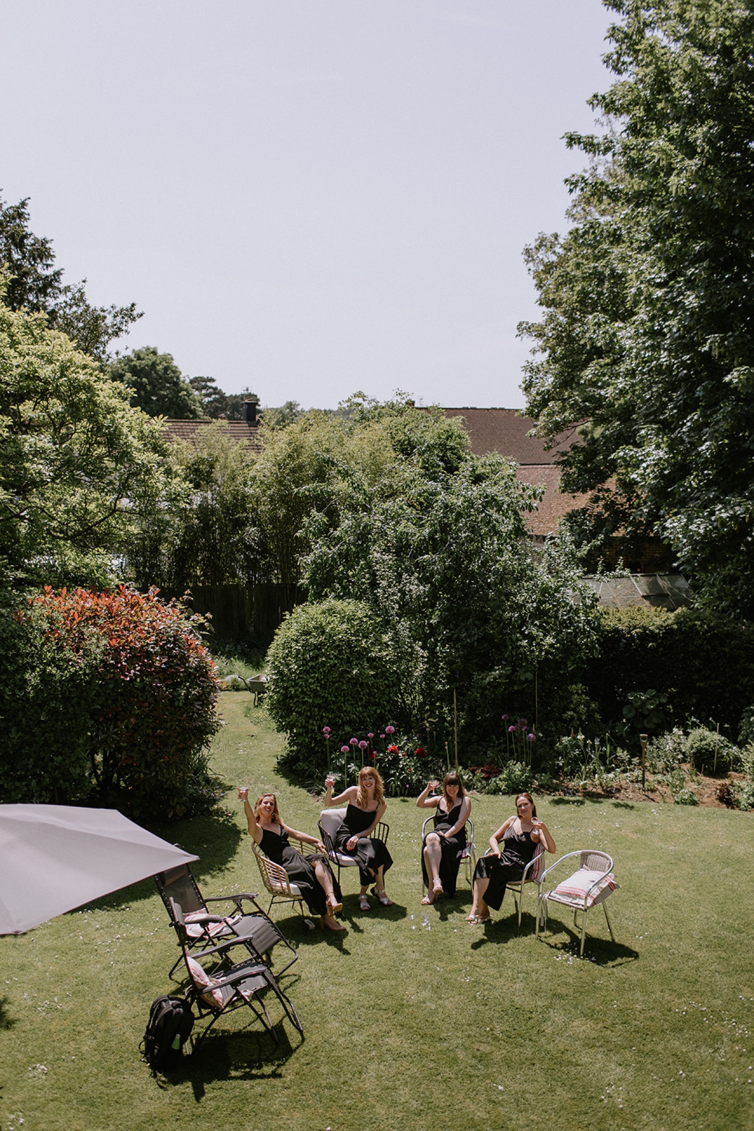 Monochrome, Stylish Church Wedding, London - Heather Sham Photography