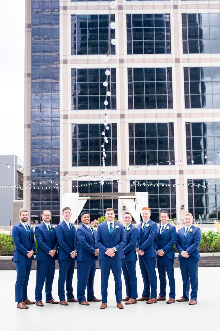 Regions Tower Wedding Downtown Indianapolis - mariamckenziephotography.com