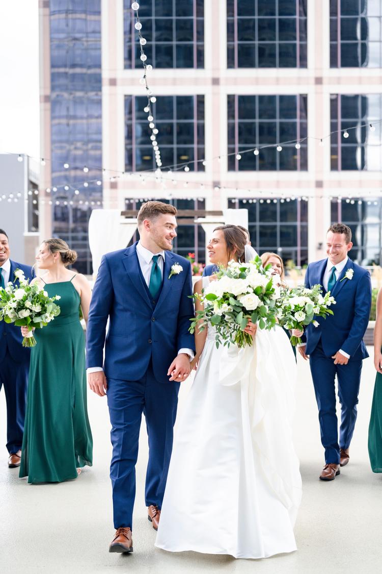 Regions Tower Wedding Downtown Indianapolis - mariamckenziephotography.com