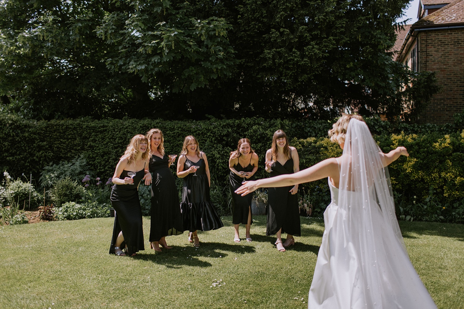 Monochrome, Stylish Church Wedding, London - Heather Sham Photography