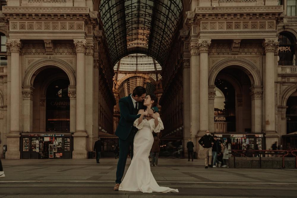 Milan Duomo Wedding Sunrise Engagement At The Duomo In Milan, Liv+Zee