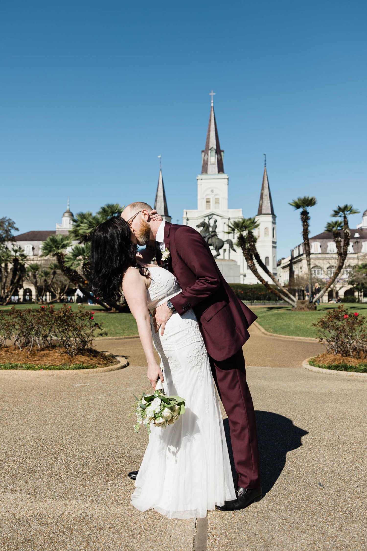 A Jackson Square Elopement with Alexis + Michael - alyssafisherphoto.com