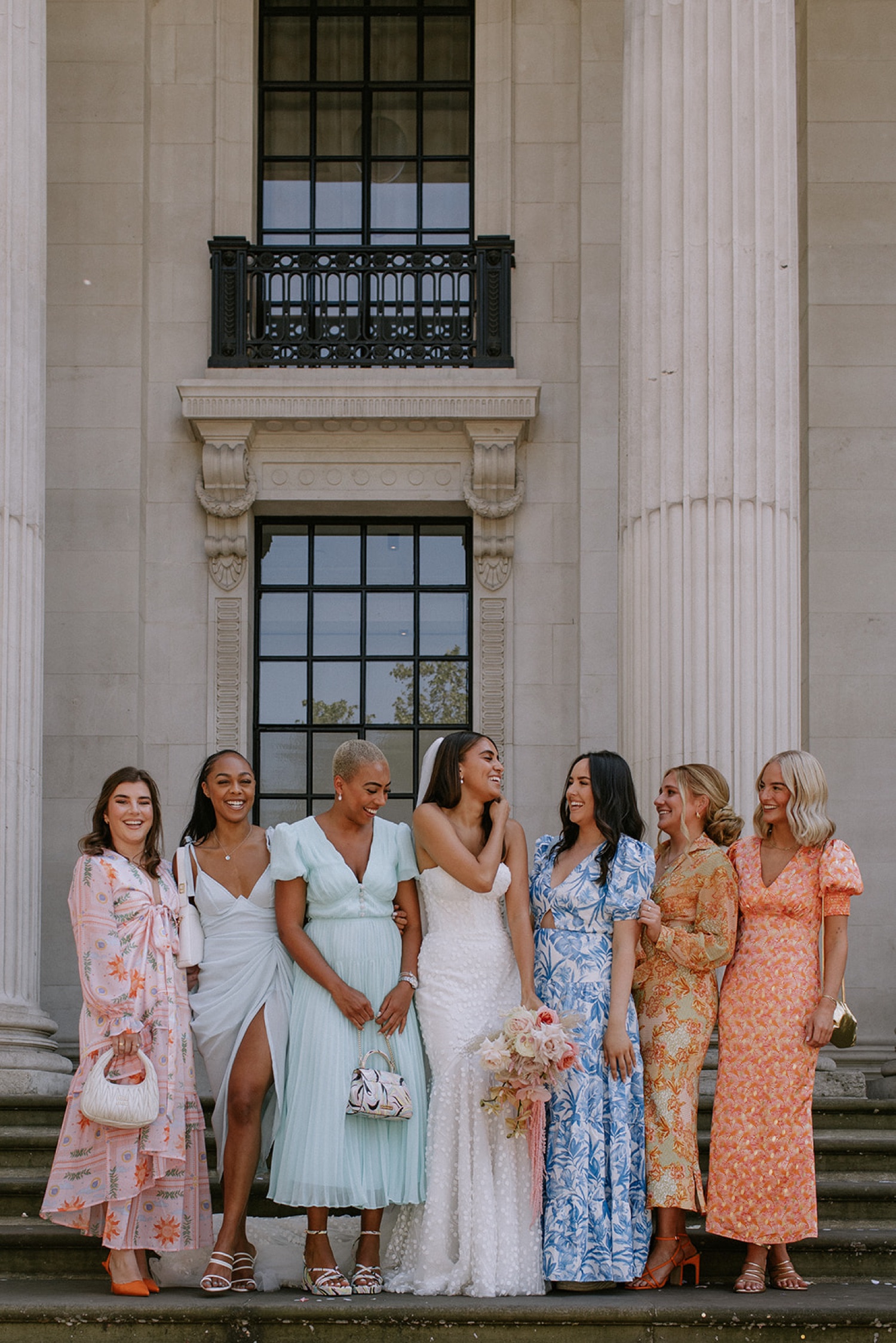 Stylish & Modern London Wedding at Marylebone Town Hall - Heather Sham ...