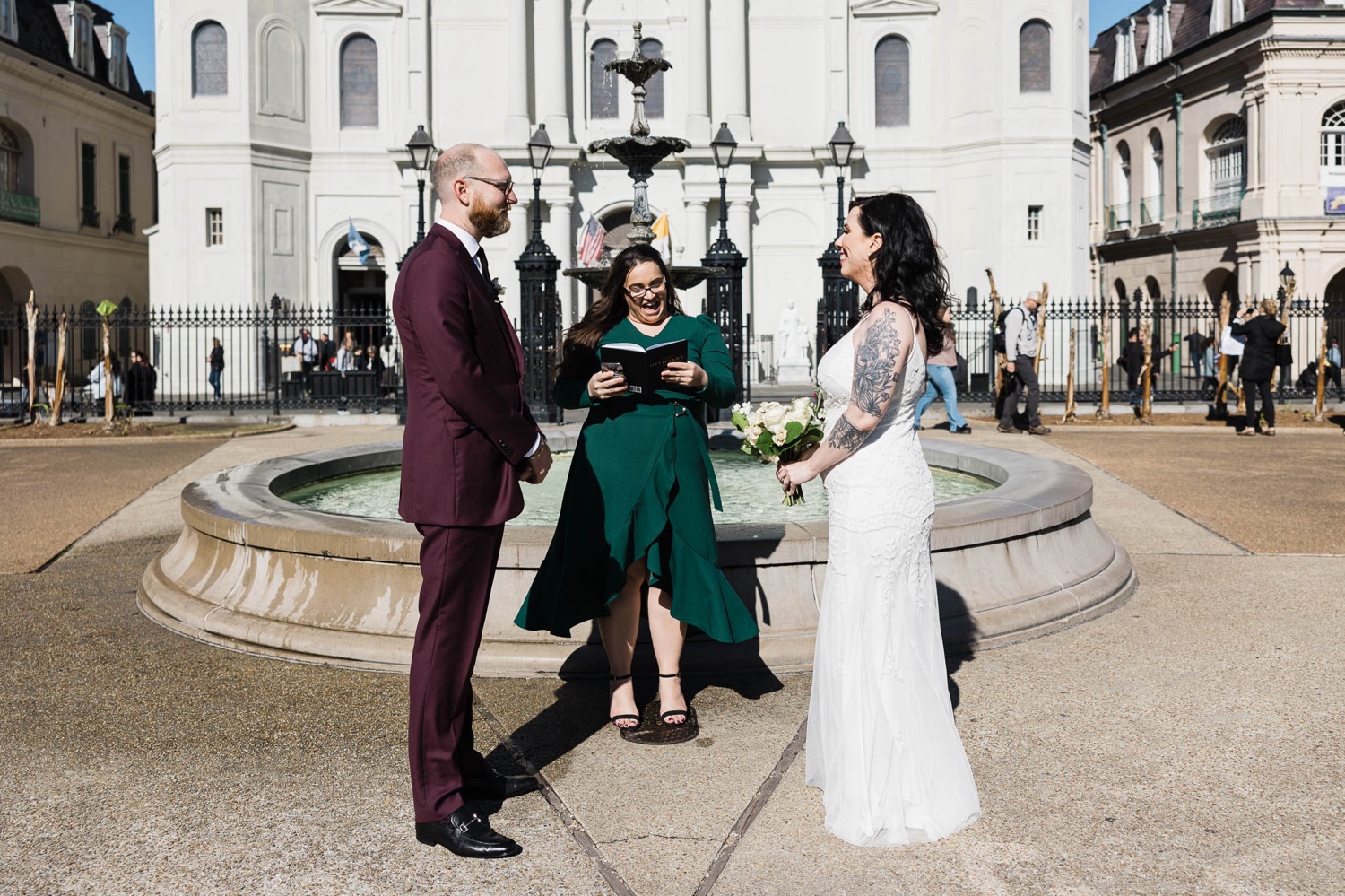 A Jackson Square Elopement with Alexis + Michael - alyssafisherphoto.com