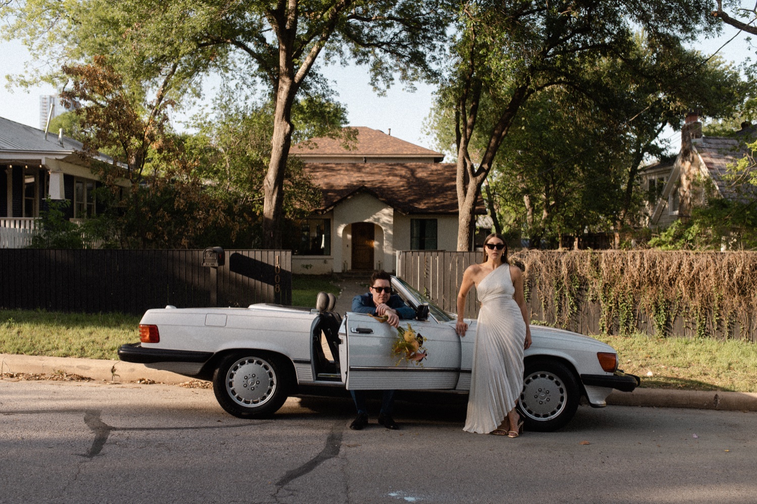 Sarah & Mike | Backyard Wedding in Travis Heights | Austin, TX - LeeAnn ...