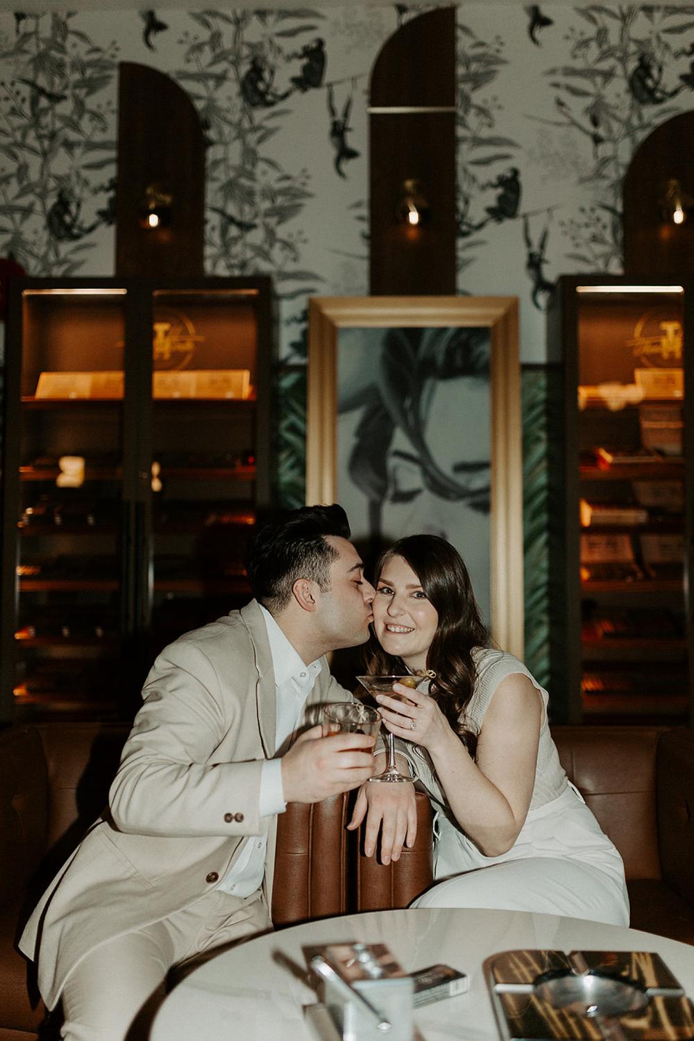 Cigar Lounge Engagement Session | Winnipeg Wedding Photographer ...