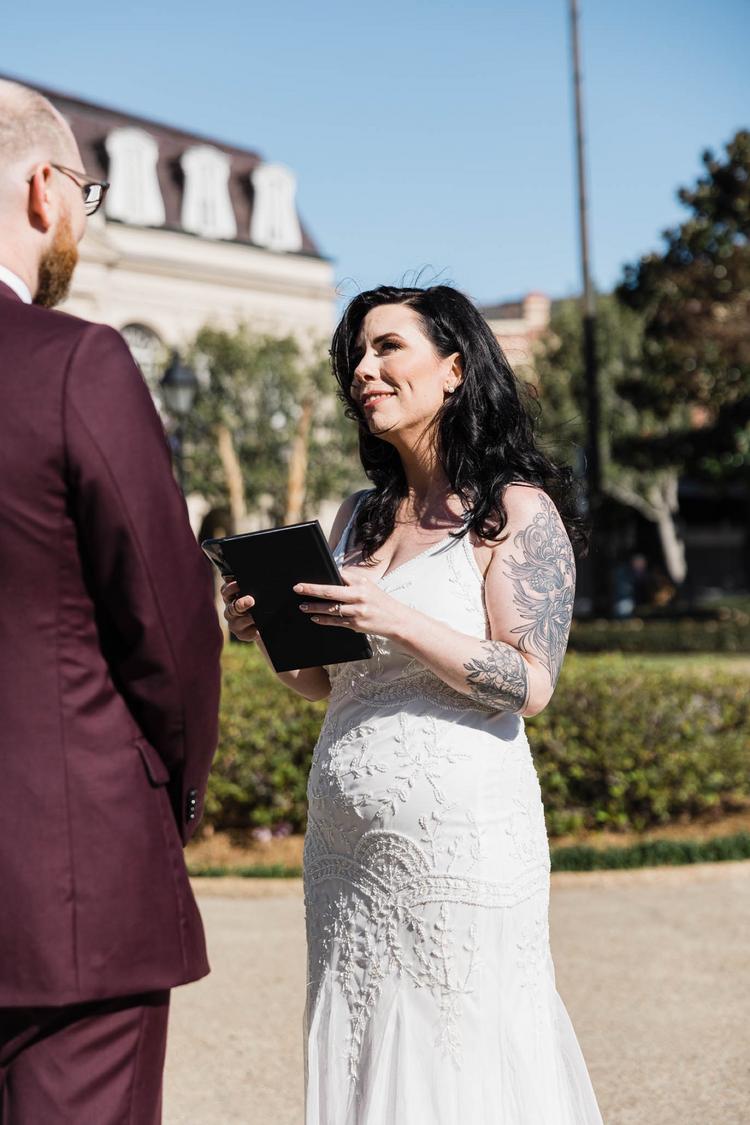 A Jackson Square Elopement with Alexis + Michael - alyssafisherphoto.com