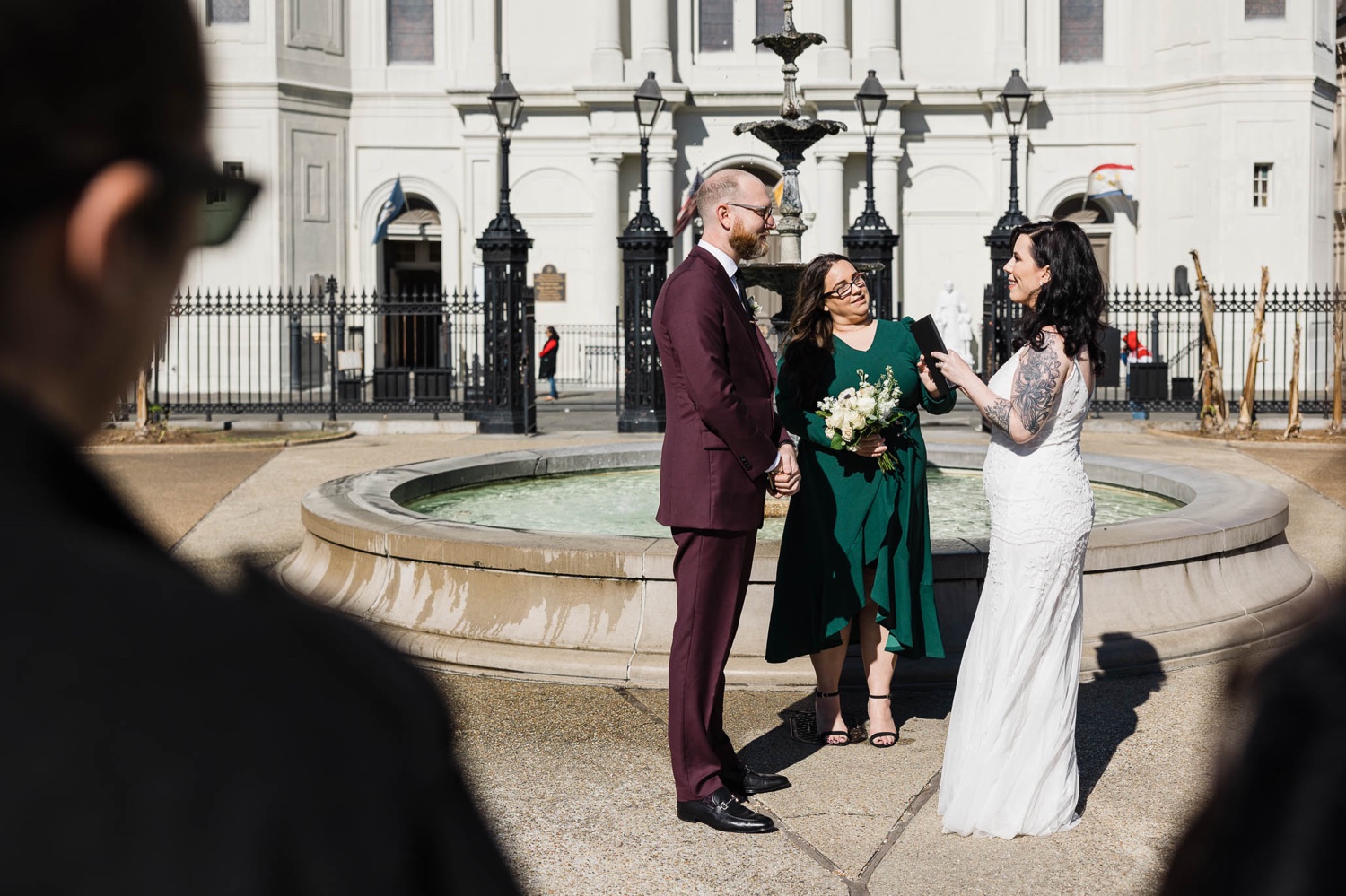 A Jackson Square Elopement with Alexis + Michael - alyssafisherphoto.com