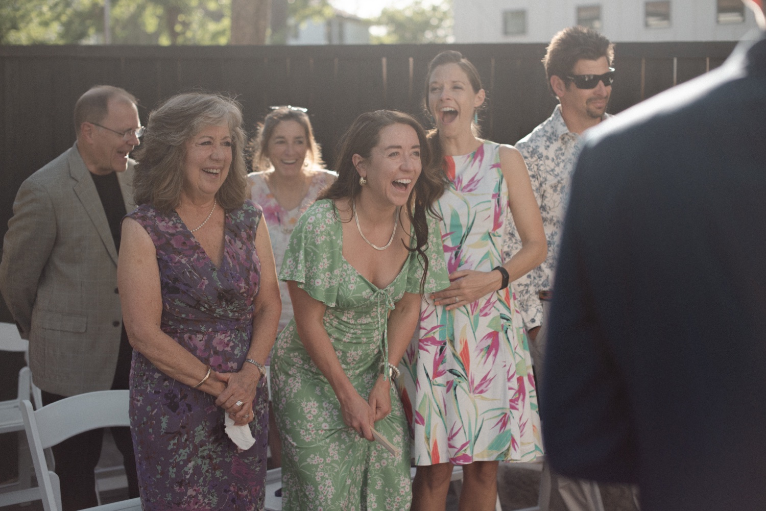 Sarah & Mike | Backyard Wedding in Travis Heights | Austin, TX - LeeAnn ...