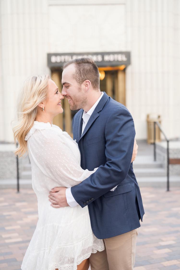 A Bottleworks Hotel Engagement Session - mariamckenziephotography.com