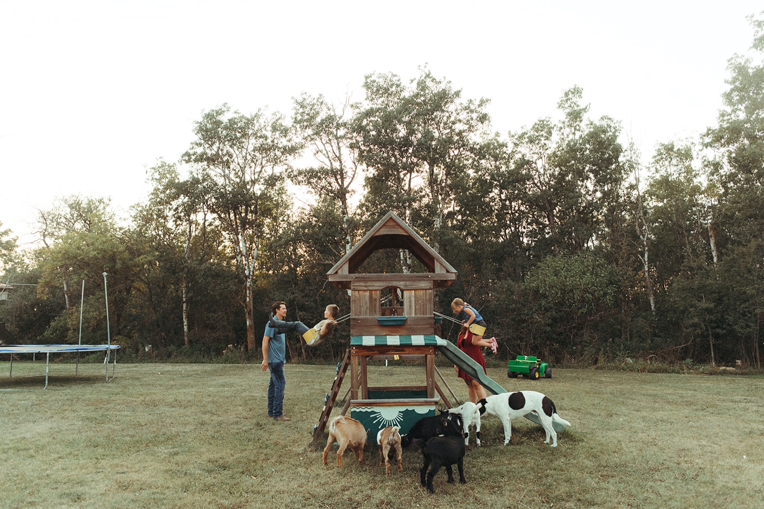 At-Home With Goats and Chickens - Dallas Olga Photography